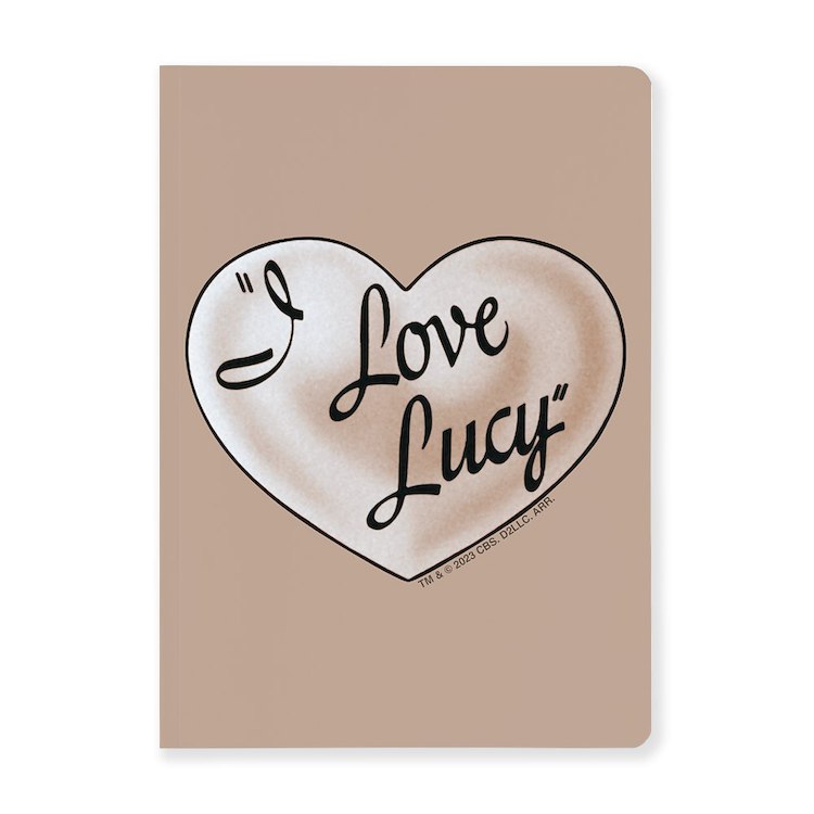 New I Love Lucy Gold Script Journal | LucyStore.com