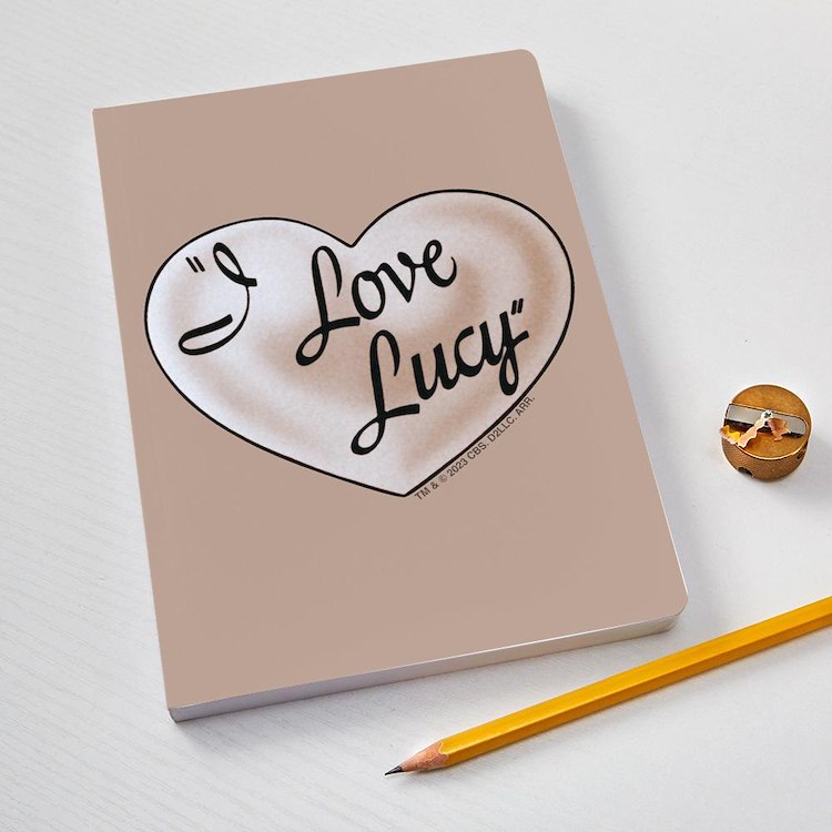 New I Love Lucy Gold Script Journal | LucyStore.com