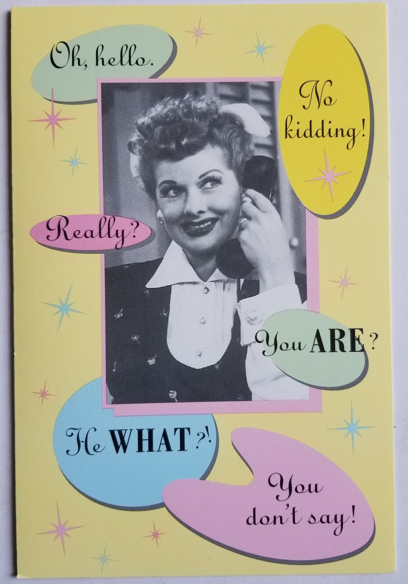 I Love Lucy Note Cards | I Love Lucy Greeting Cards